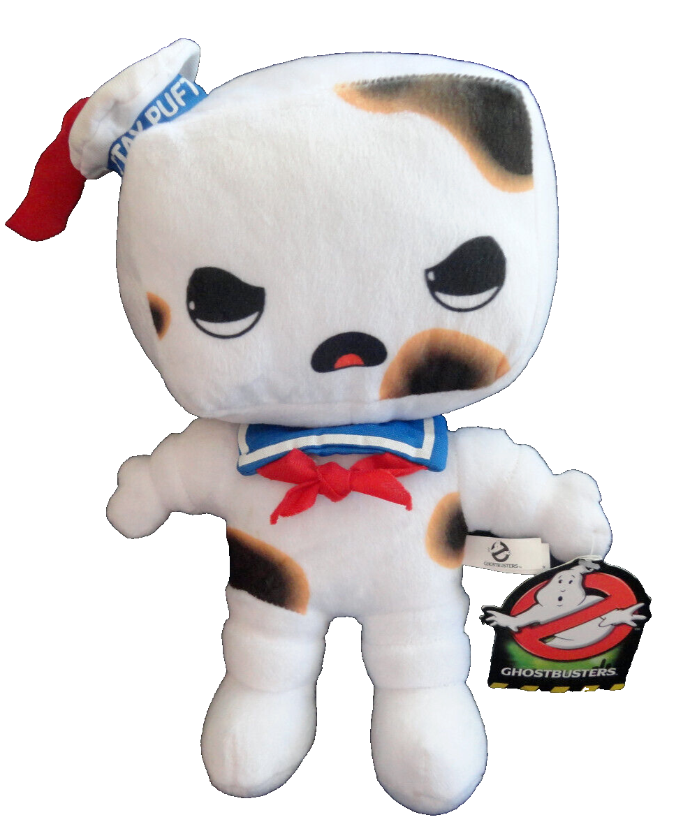 Large 13 inch Ghostbusters Plush Stay Puft Burnt Marshmallow Man .New ...