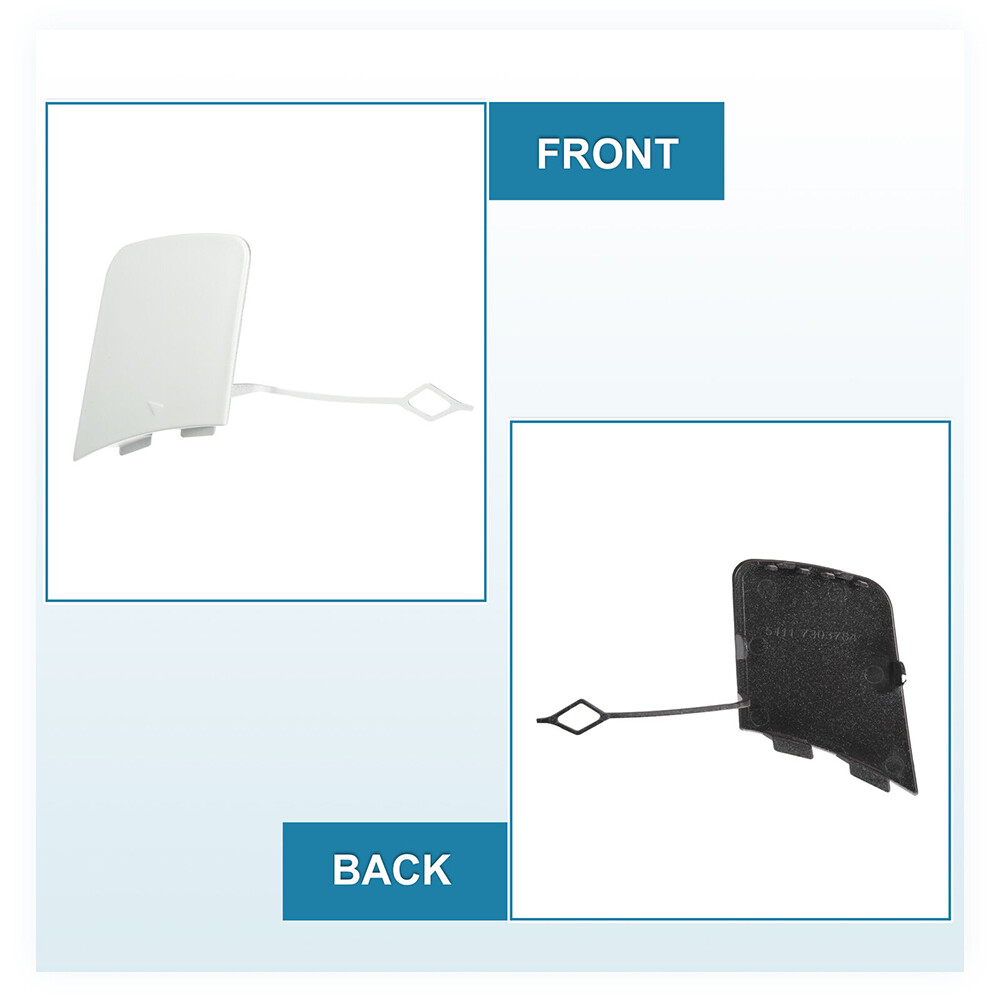 1x ABS Plastic Front Bumper Tow Hook Cover 51117345034 For BMW X1 E84 ...