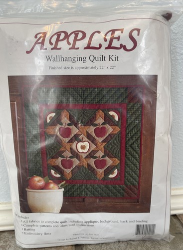 Apples Wall Hanging Cotton Quilt Kit by Rachel Pellman 22" x 22" | eBay