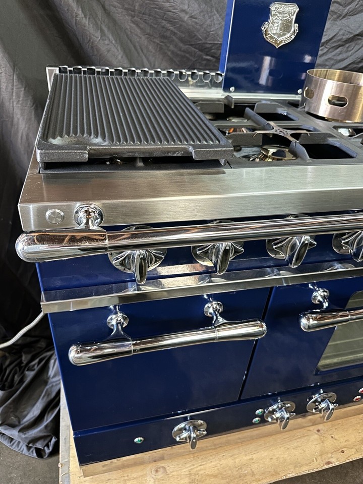 Delaubroc Custom French Range Like La Cornue, Blue 120cm 48” 8 Burners ...