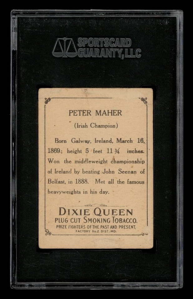 1910 T223 Dixie Queen Set-Break Peter Maher SGC 1.5 FAIR | eBay