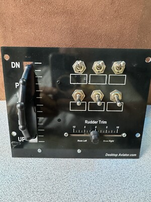 Flight Simulator Trim Panel With Switches | eBay