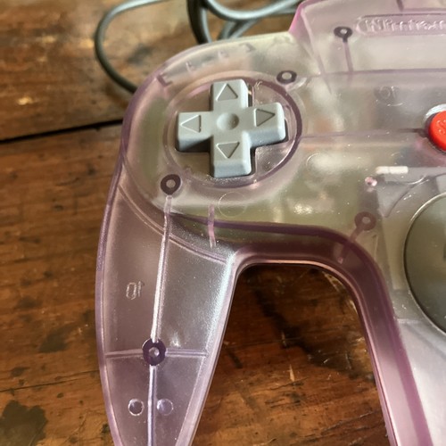 MINT Atomic Purple Controller Nintendo 64 N64 Authentic OEM Clear ...