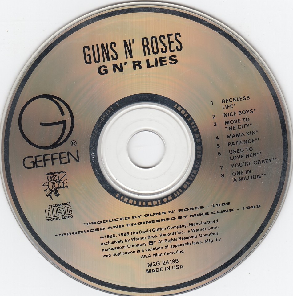 Guns N Roses - G N R Lies (CD, 1990) GEFFEN | eBay