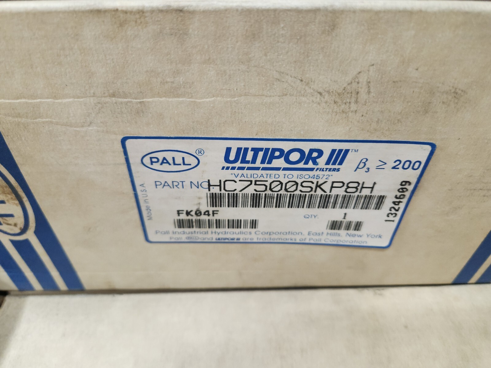 PALL CORPORATION ultipor 3 filtration ,HC7500SKP8H | eBay
