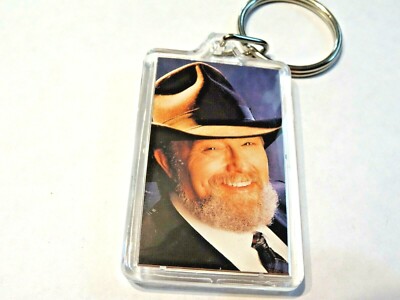 CHARLIE DANIELS KEY CHAIN WITH PHOTO FOB ~ GONE BUT NOT FORGOTTEN | eBay