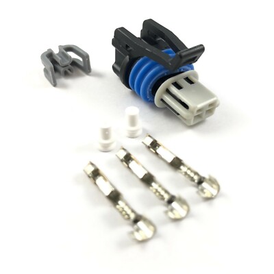 5x GM Delphi 2-Pin Intake Air Temperature Sensor Connector Plug Kit IAT ...