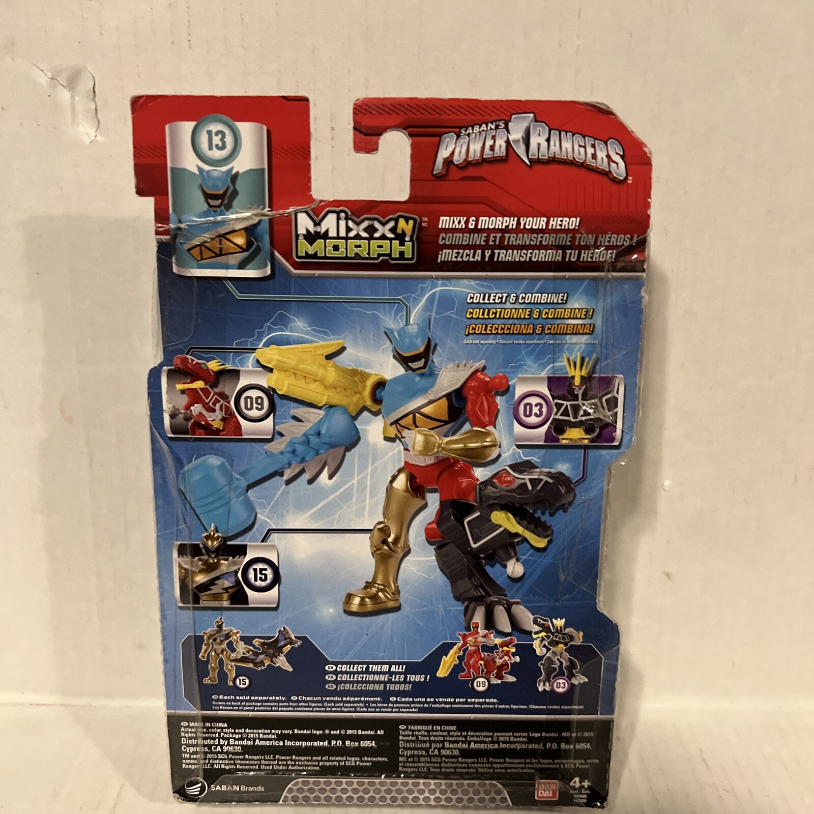 Power Rangers Dino Charge Aqua Ranger Mixx-n-Morph | eBay