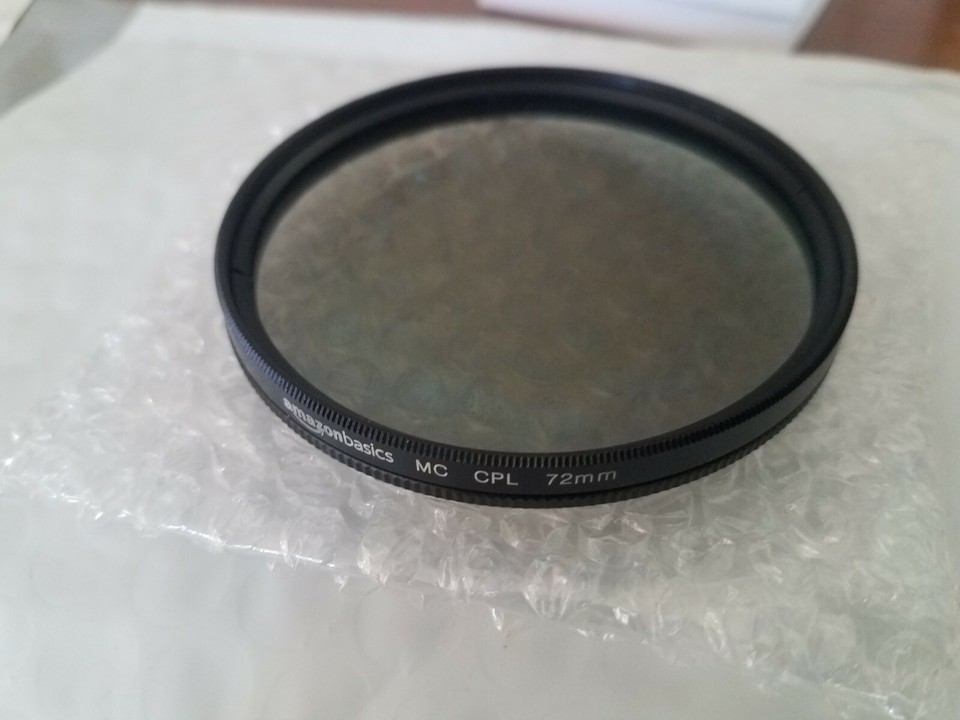 Amazon Basics Circular Polarizer Camera Lens Filter - 72 mm | eBay