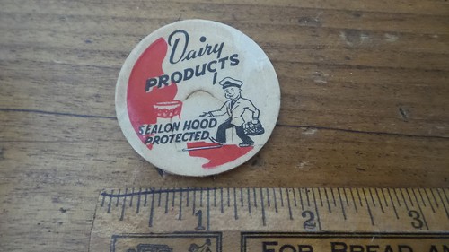 Vintage Milk Bottle CAP, Dairy Pog DAIRY PRODUCTS | eBay