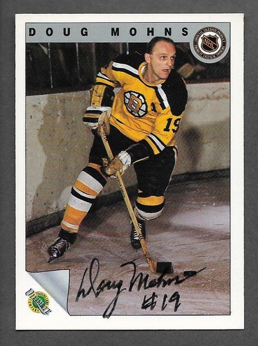 1991-92 Ultimate Original Six #53 DOUG MOHNS Signed/Autographed (T2) | eBay