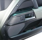 4×Real Carbon Fiber Interior Door Handle Cover For Land Rover Defender ...