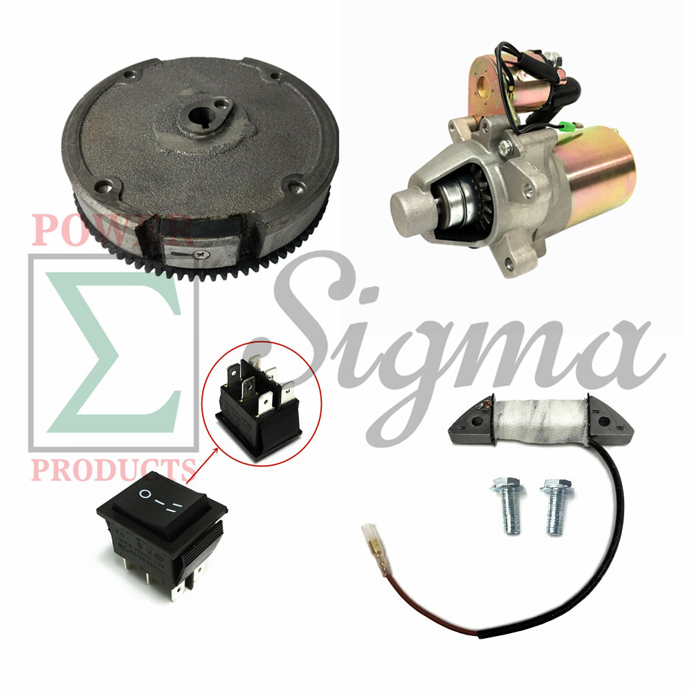 Electric Switch Starter For Predator 3200/4000 3500/4375W 212cc Recoil ...