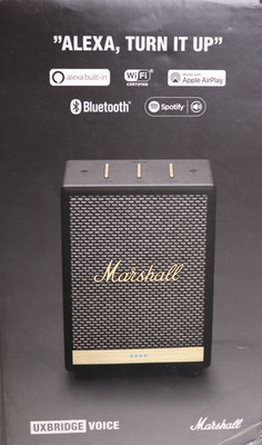 Marshall Uxbridge Alexa Speaker Black [ Missing USB Cable ] | eBay