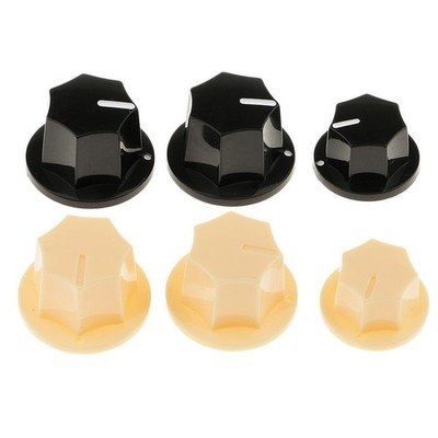 Durable 3Pcs Bass Volume Tone Control Knobs Caps For Jazz | eBay Australia
