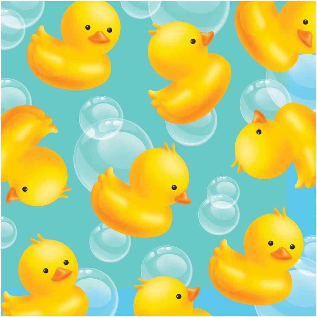 Rubber Duck Baby Shower Background