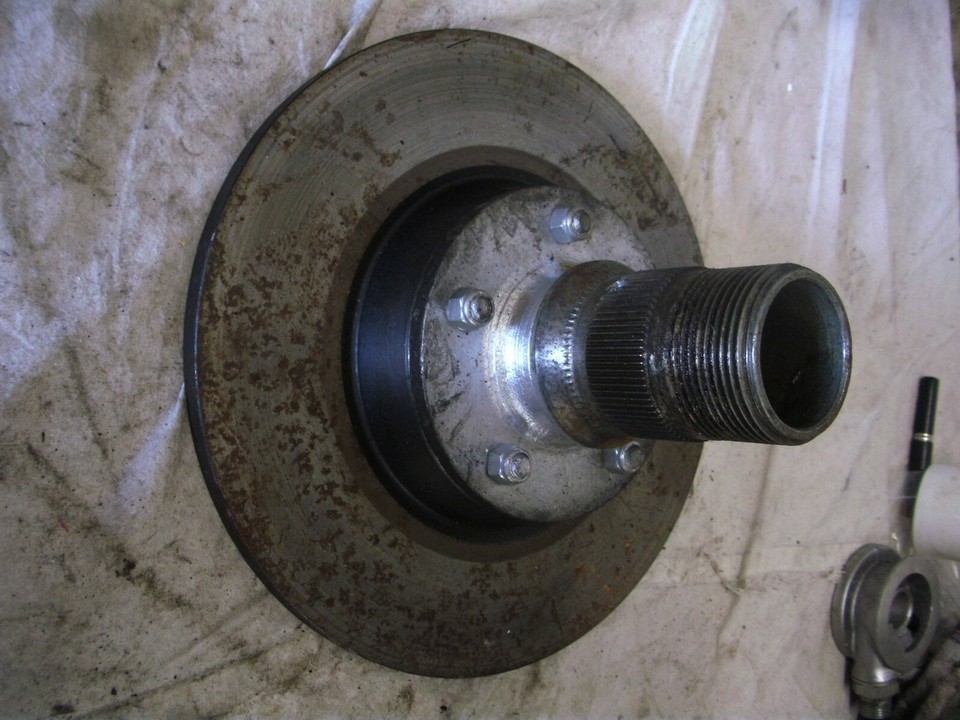 MGC Front Wheel Knock-On Hubs and Brake Discs for Wire Wheel Conversion ...