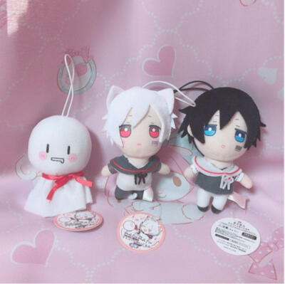 Mafumafu Shiromafu Kuromafu Mafuteru Mascot Plush Toy Doll 3 Set with ...