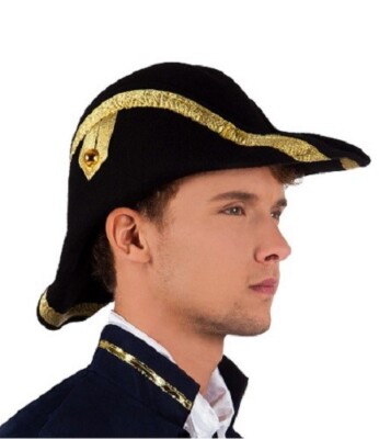 Bicorn Hat Admiral Nelson Napoleon Bicorne Hats Sailor Costume ...