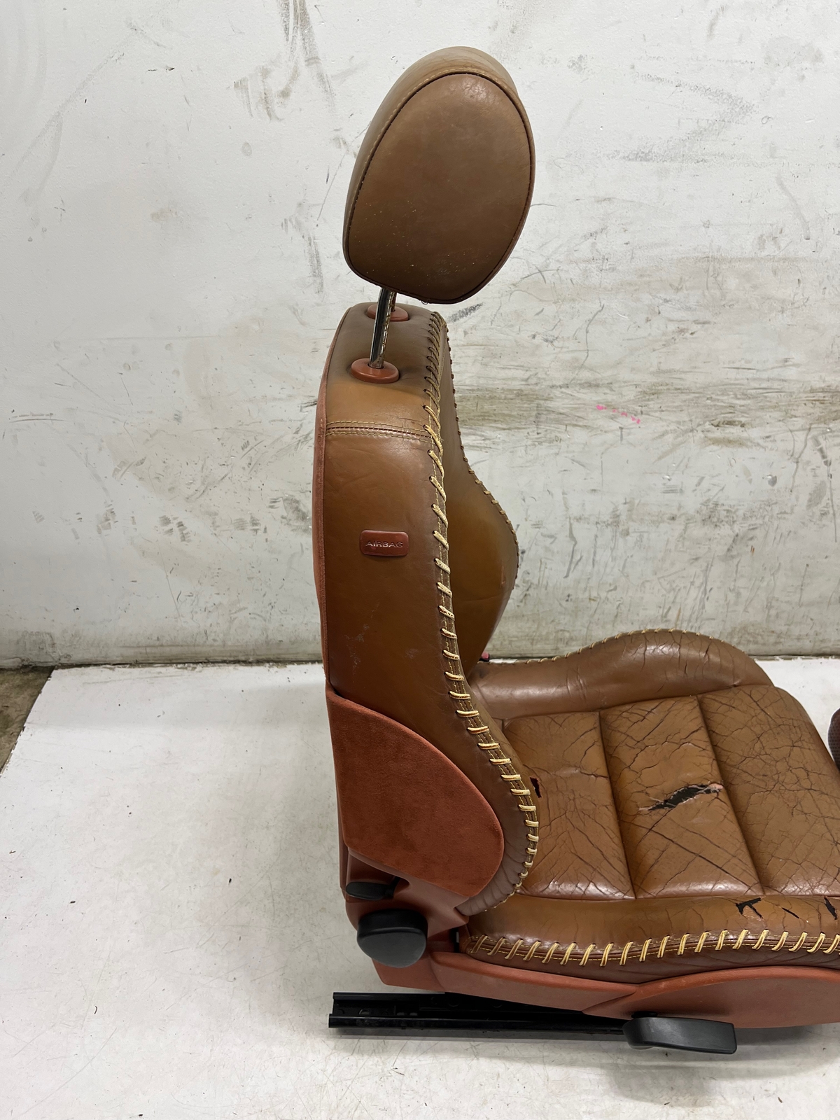 00-06 Audi TT Roadster Brown Baseball Leather Seats Worn See Pics MK1 ...