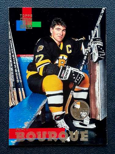 RAY BOURQUE 1994-95 TOPPS STADIUM CLUB MEMBERS ONLY PARALLEL NO 77 ...