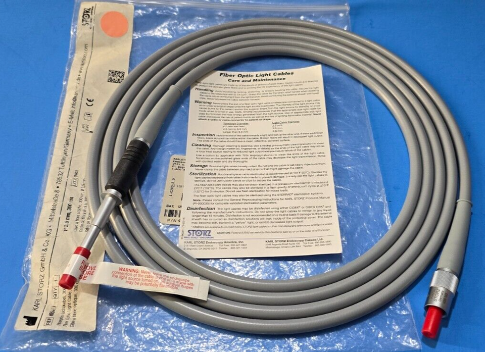 Karl Storz 495ND Fiber Optic Cable 3.5mm x 300cm (GERMANY) | eBay
