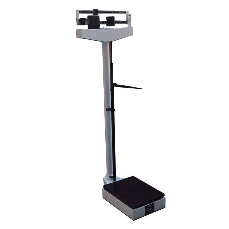 Double Scale Height & Weight Scale Pull Rod Physician Mechanical Scale ...