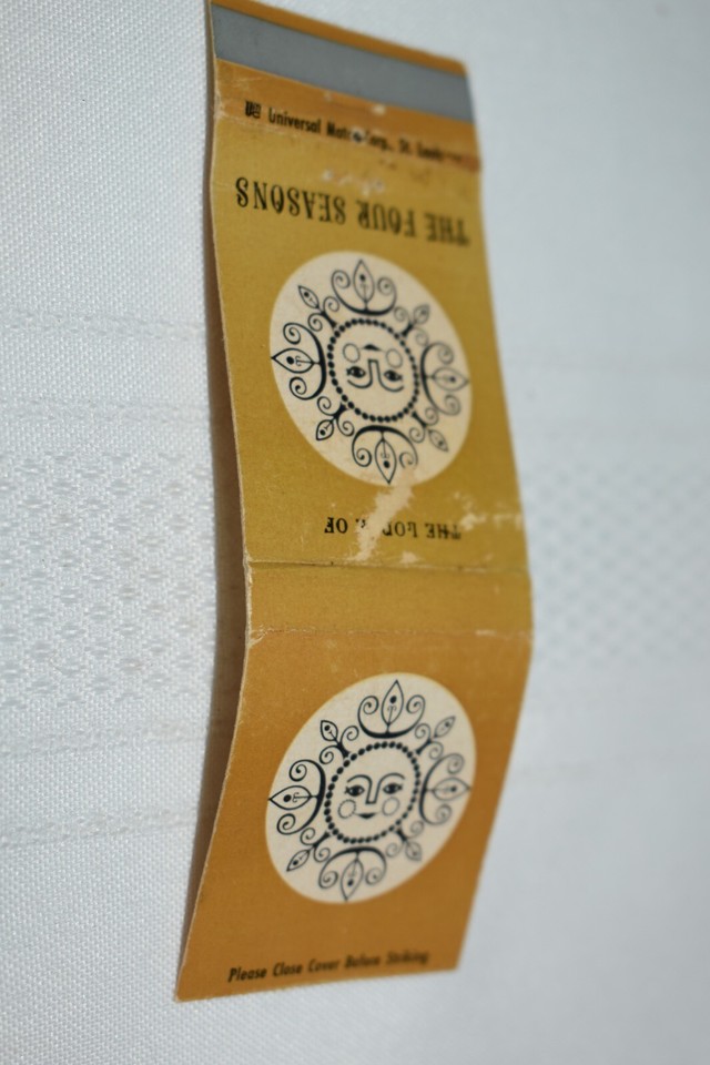 The Four Seasons 20 Strike Matchbook Cover | eBay