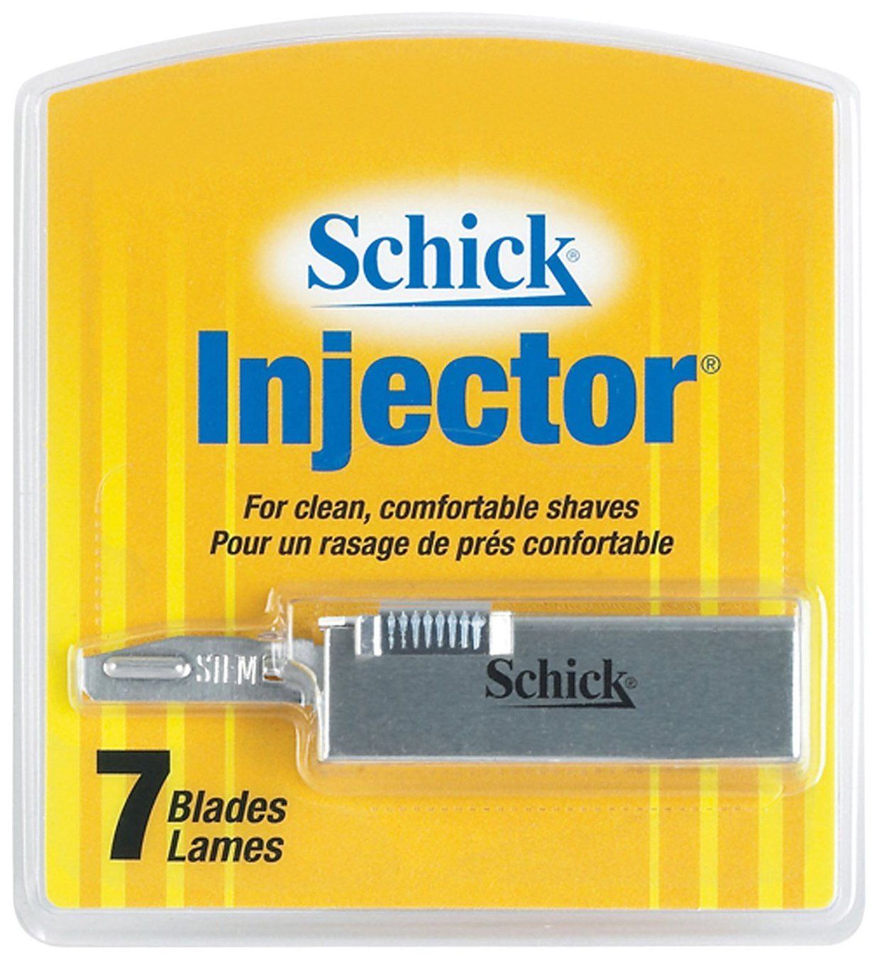 Schick Injector Blades with durable chromium 7 blades per pack - Pack ...