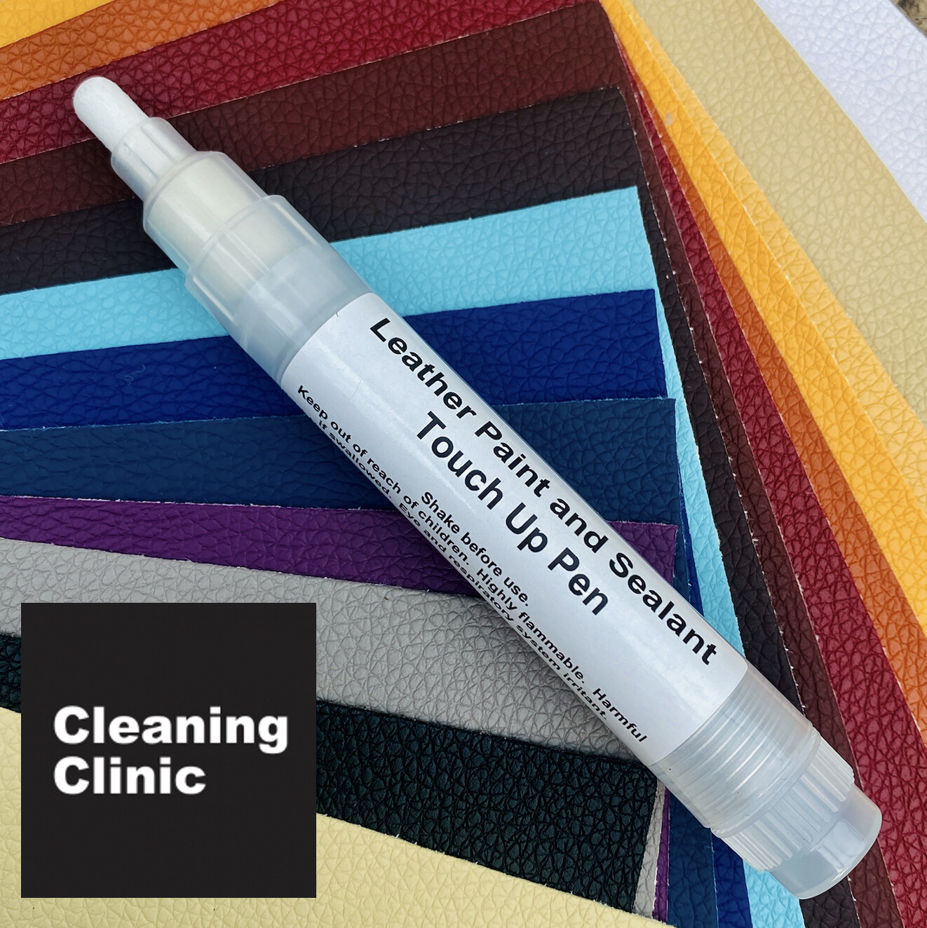 Leather Paint and Sealant Touch Up Pen for repair of scratches, scuffs ...