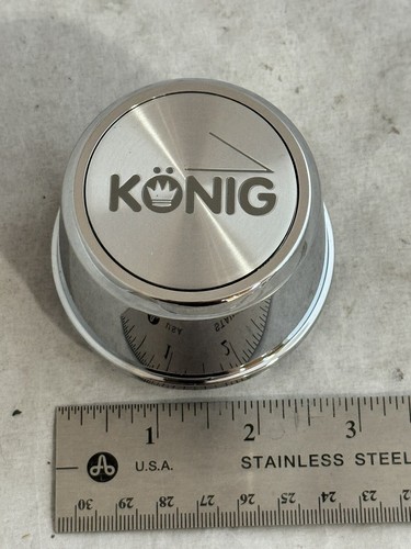 NEW KONIG Custom Wheels CHROME Wheel Rim Dust Hub Hubcap Cover Center ...