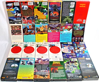 Godzilla & Gamera Set of 24 Vintage VHS | Grelly USA
