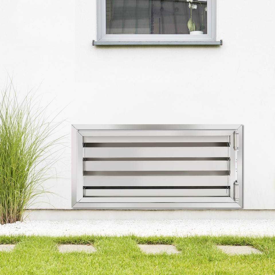 Stainless Steel Crawl Space Access Door 32"x16" Silver Attic Basement ...
