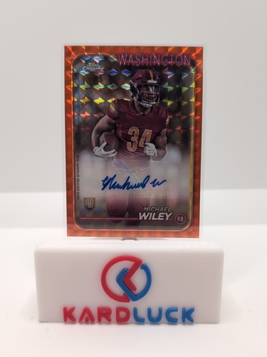 2024 Topps Chrome Michael Wiley RA-MWI Orange Auto /25 | eBay