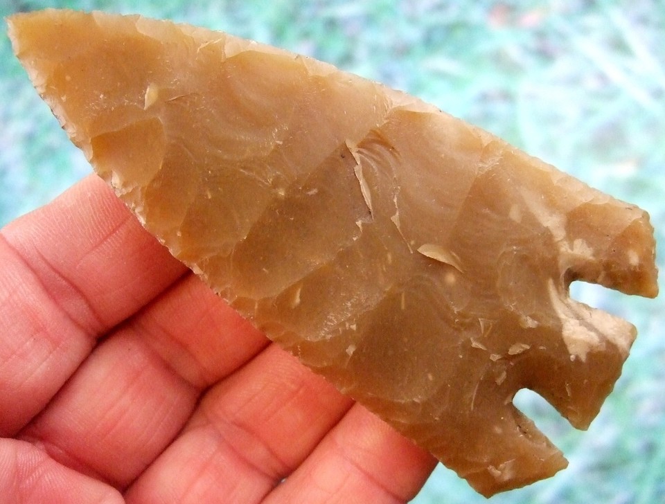 Super Fine Colorful 4 1/8 inch Semi-Trans Florida Clay Point with COA ...