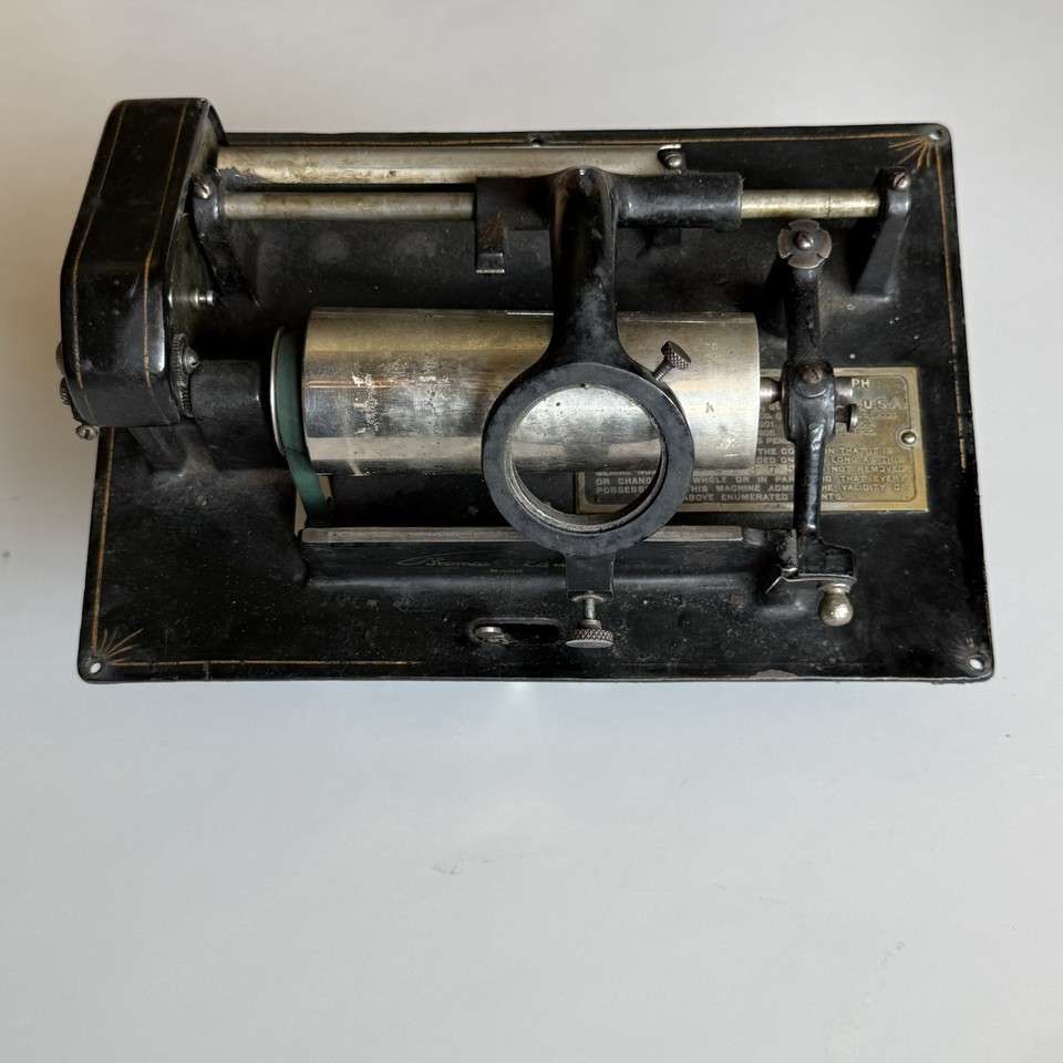 Antique Edison Standard 2/4 Phonograph Bedplate Motor Assembly Parts ...