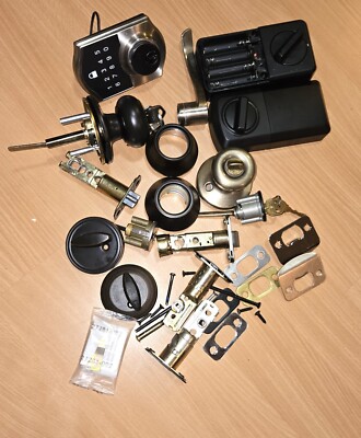 Defiant & Kwikset Smartkey Electronic Deadbolt Door Lock -many extra ...