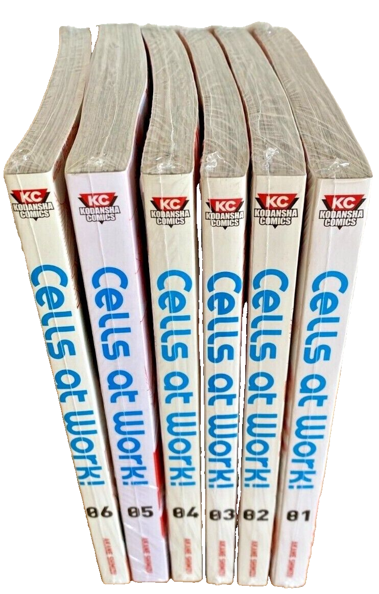 Cells at Work! ( vol. 1-6) English Manga Graphic Novels Lot NEW | eBay