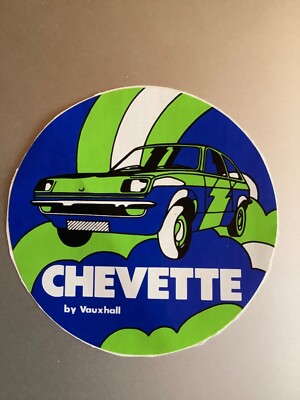 Adhesive Sticker - Vauxhall Chevette - Vintage 80s Original decal | eBay