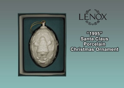 Lenox Santa Claus 1995 Christmas Ornament with Box! Good Condition! | eBay