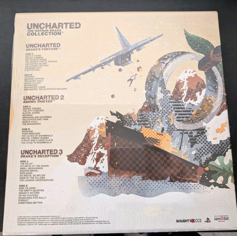 Uncharted: The Nathan Drake Collection 1 2 3 Soundtrack OST vinyl RARE ...