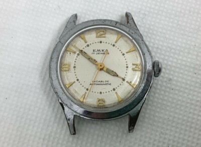 Vintage EMKA 17J Swiss Men's WATCH | eBay