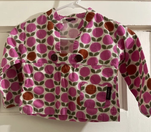 Sophie & Lili Apple Print Corduroy Pollover Jacket | eBay