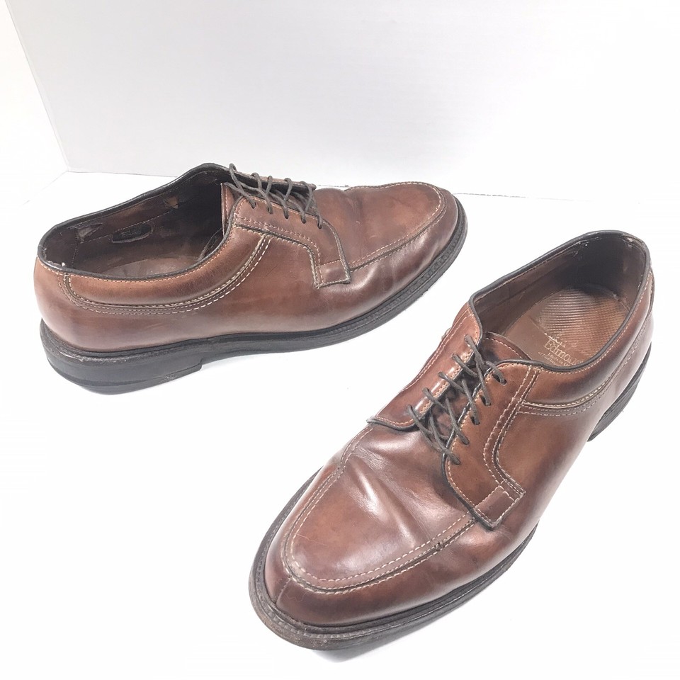 Allen Edmonds Wilbert Brown Leather Oxford Shoes Men's 10 E 1951 Derby ...