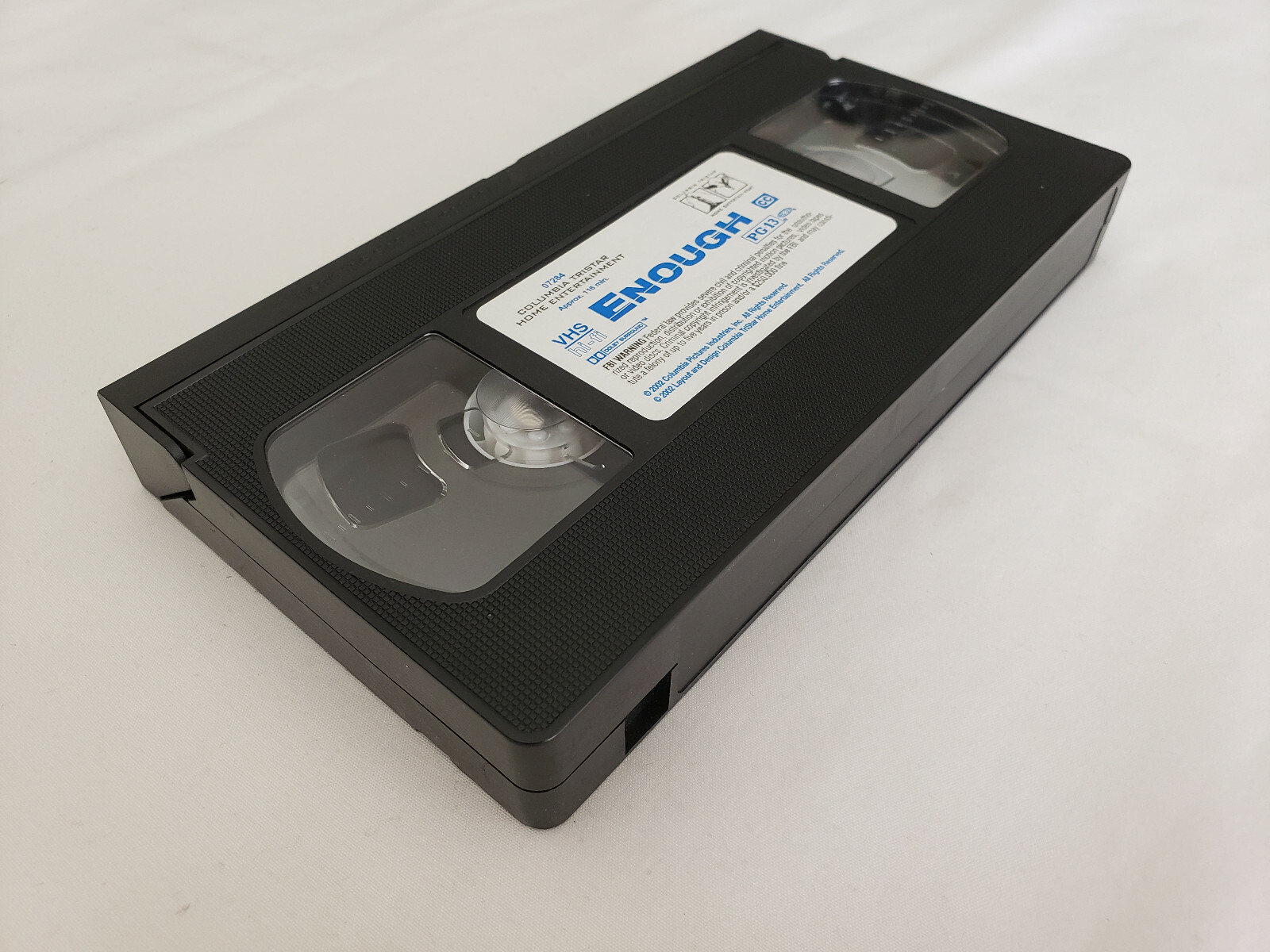 Enough 2002 VHS Movie VCR Jennifer Lopez Billy Campbell Juliette Lewis ...