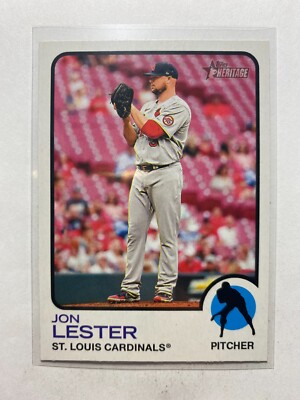 Jon Lester 2022 Topps Heritage St. Louis Cardinals #323 Card | eBay