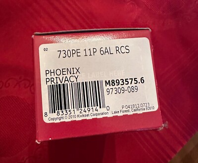 FREE SHIPPING! Kwikset Phoenix privacy lock set in Venetian Bronze | eBay