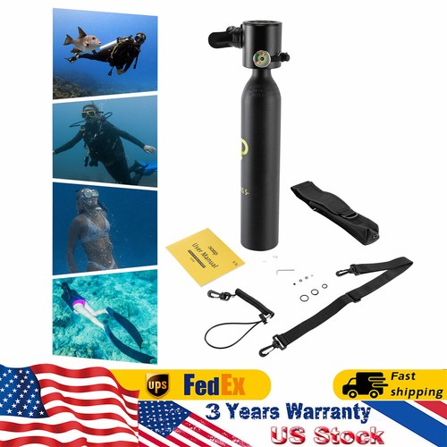 Mini Scuba Tank Dive Diving Equipment Underwater Breath Cylinder Oxygen ...