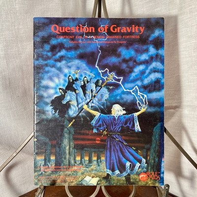 Vintage Role Aids D&D/AD&D Game Module QUESTION OF GRAVITY Mayfair 1982 ...