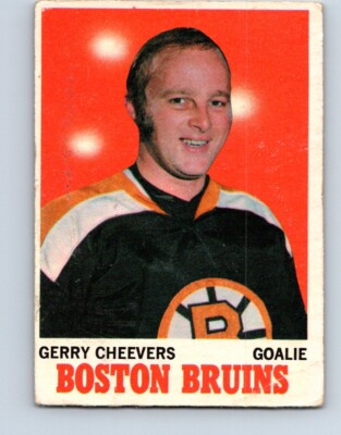 VINTAGE HOCKEY CARD 1970 OPC GERRY CHEEVERS BOSTON BRUINS NO22 | eBay